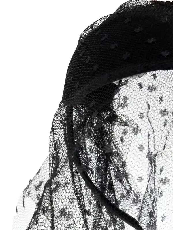 Alexander McQueen Lace Veil Headband