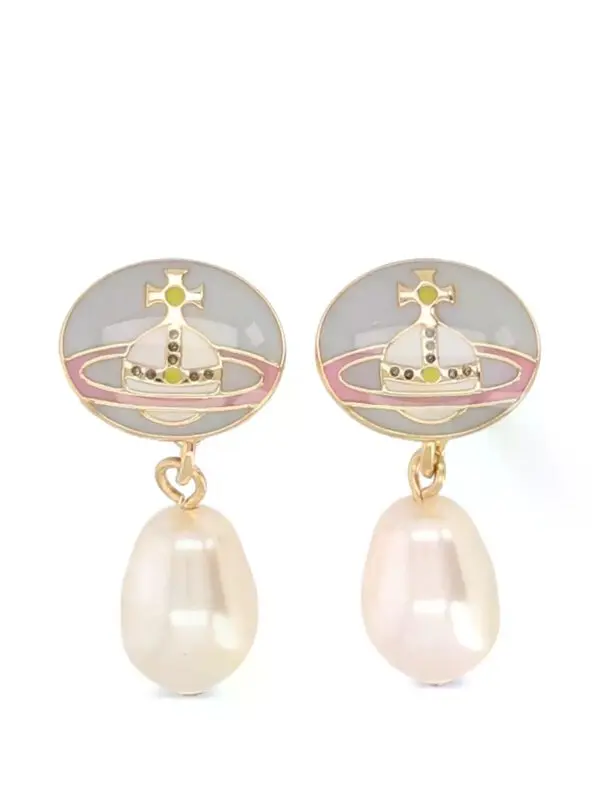 VIVIENNE WESTWOOD Loelia Drop Earrings - Gold