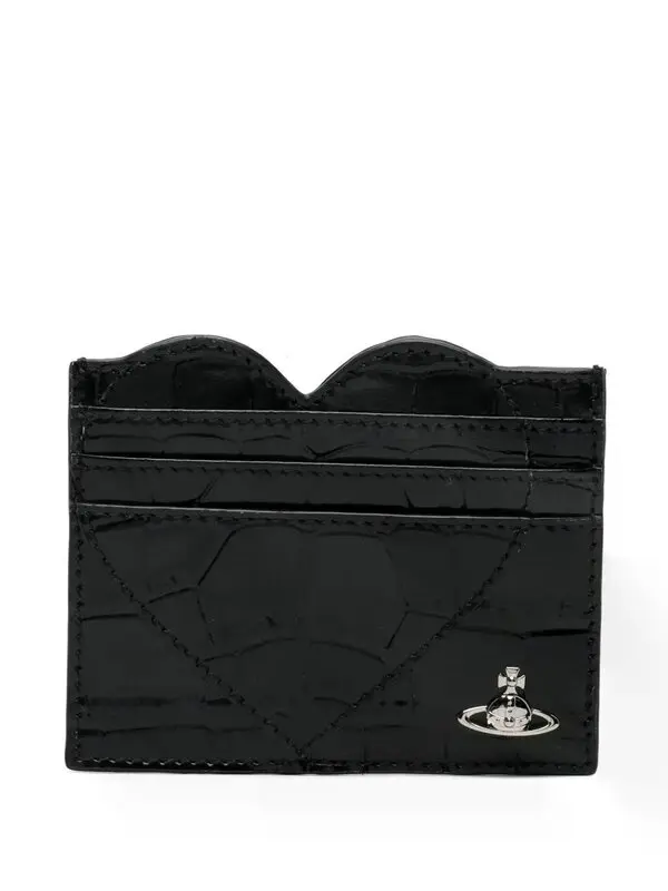 VIVIENNE WESTWOOD Orb-embossed Cardholder - Black