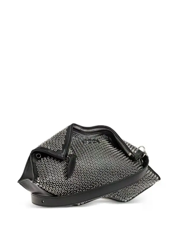 Alexander McQueen Manta Studded Zip Clutch