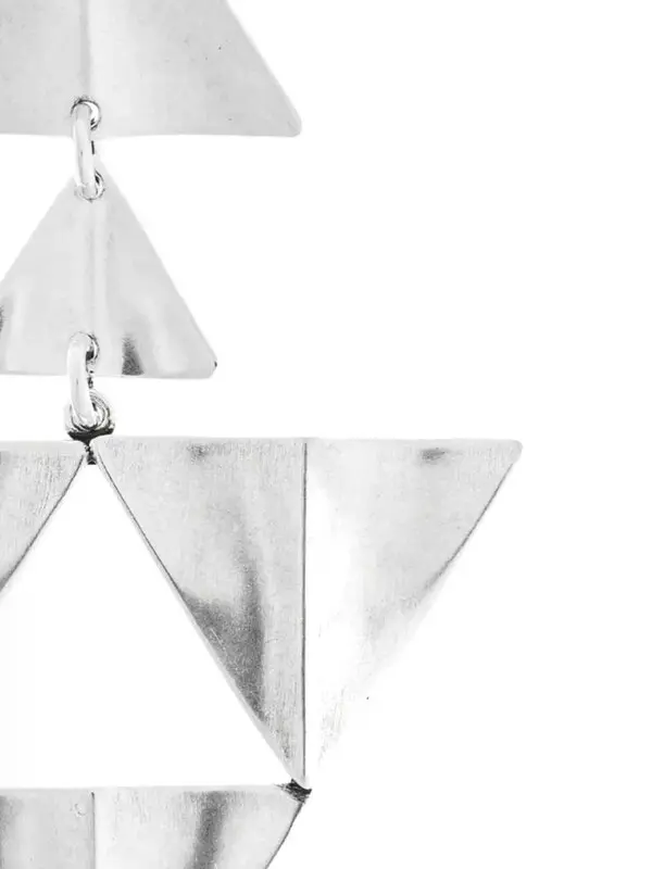Isabel Marant Étoile Triangle Geometric Earrings - Silver