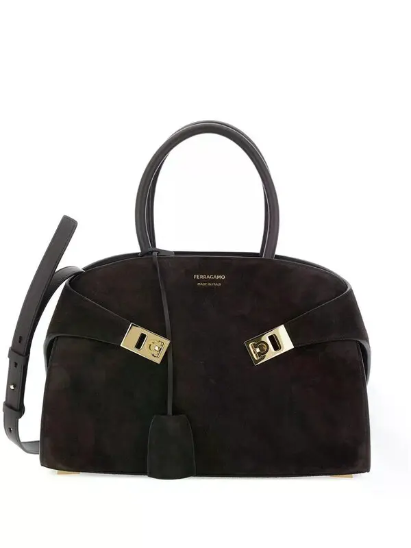 FERRAGAMO Hug Tote Bag - Brown