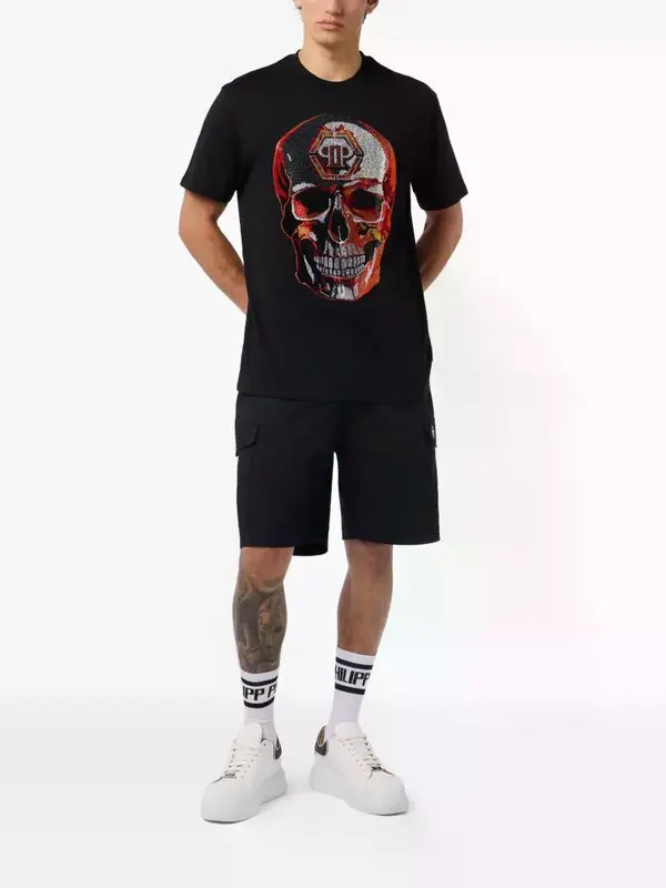 Philipp Plein Rhinestone-skull T-shirt