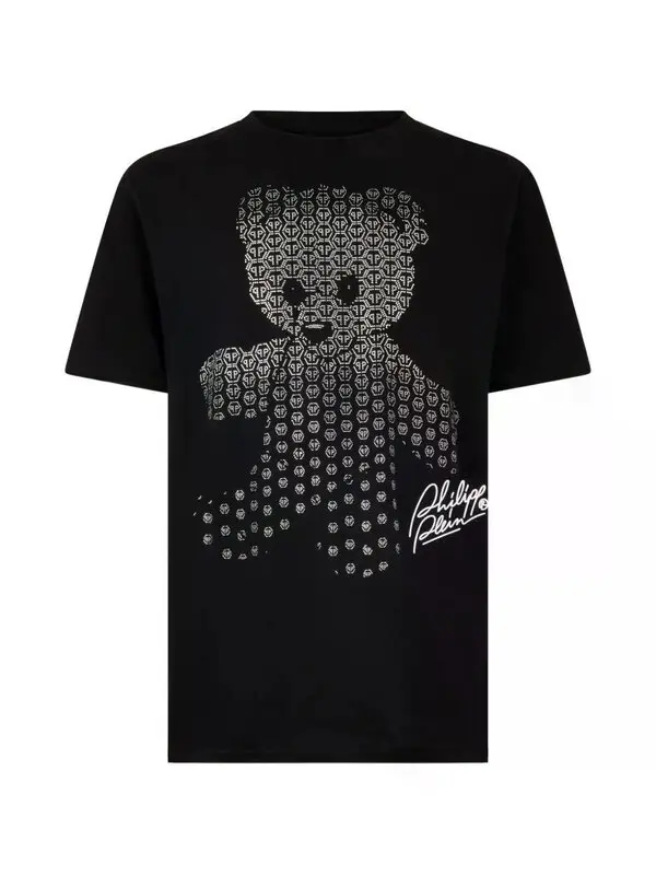 Philipp Plein Rhinestone-teddy T-shirt