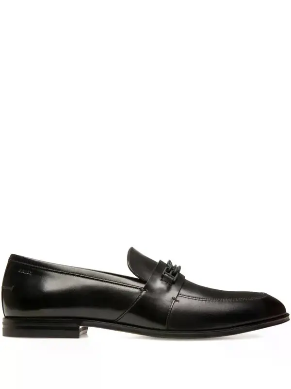 Bally Wesper Leather Loafers - Black