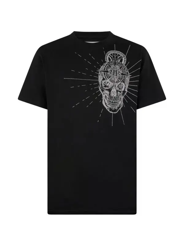 Philipp Plein Rhinestone-skull T-shirt