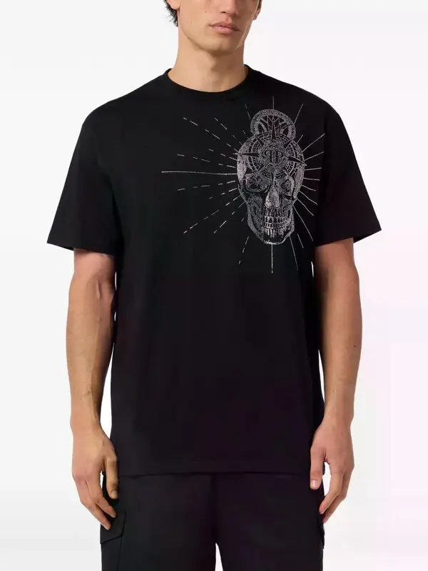 Philipp Plein Rhinestone-skull T-shirt