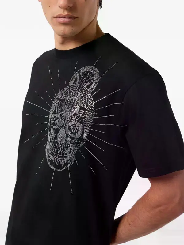 Philipp Plein Rhinestone-skull T-shirt
