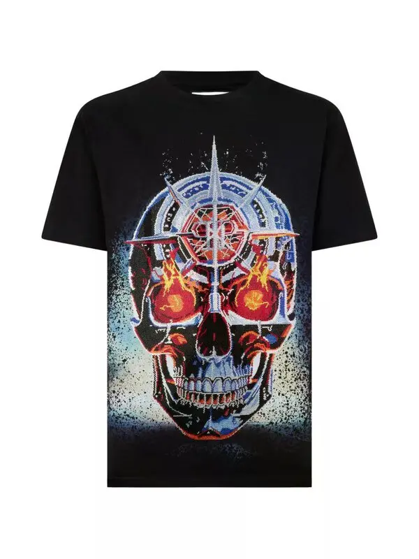 Philipp Plein Rhinestone-skull T-shirt