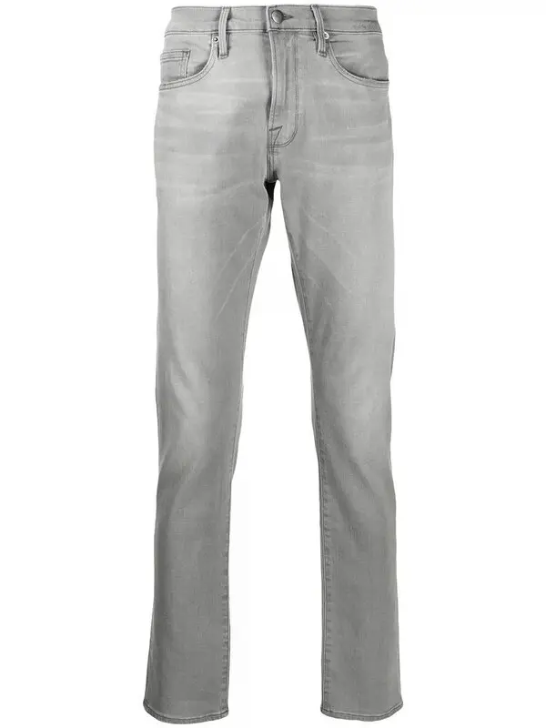 FRAME Slim Fit Long Jeans - Grey