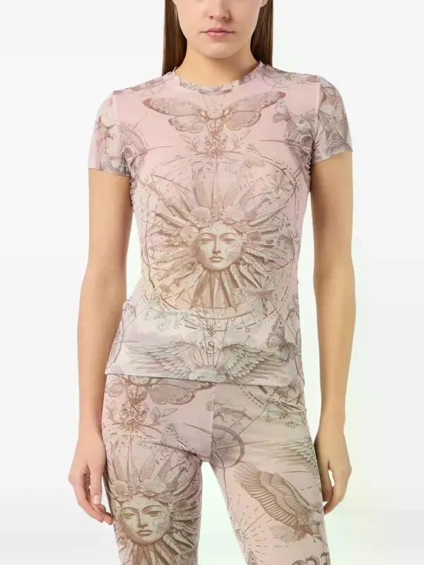 Philipp Plein Printed T-shirt - Pink