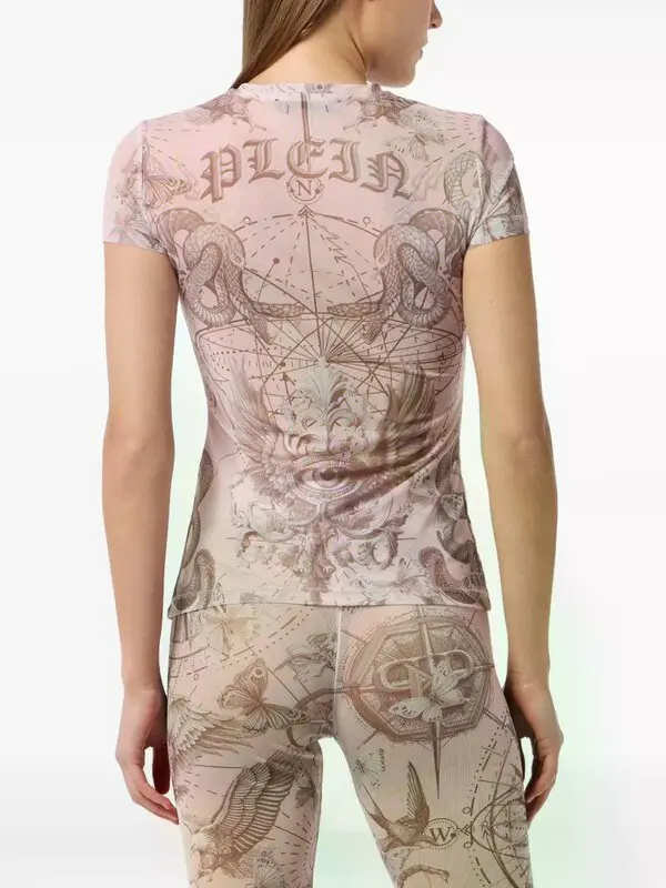 Philipp Plein Printed T-shirt - Pink