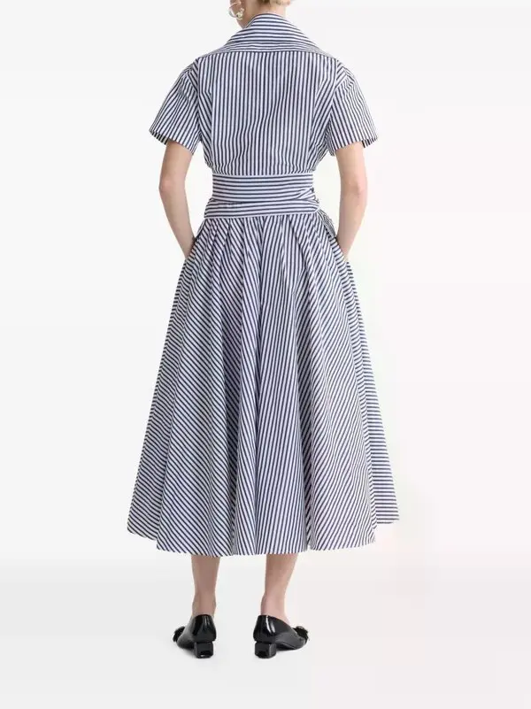 PATOU Striped Knotted Shirt - White