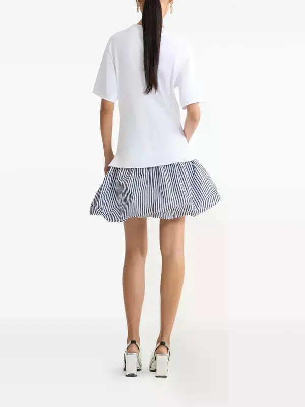 PATOU Striped-hem Mini Dress