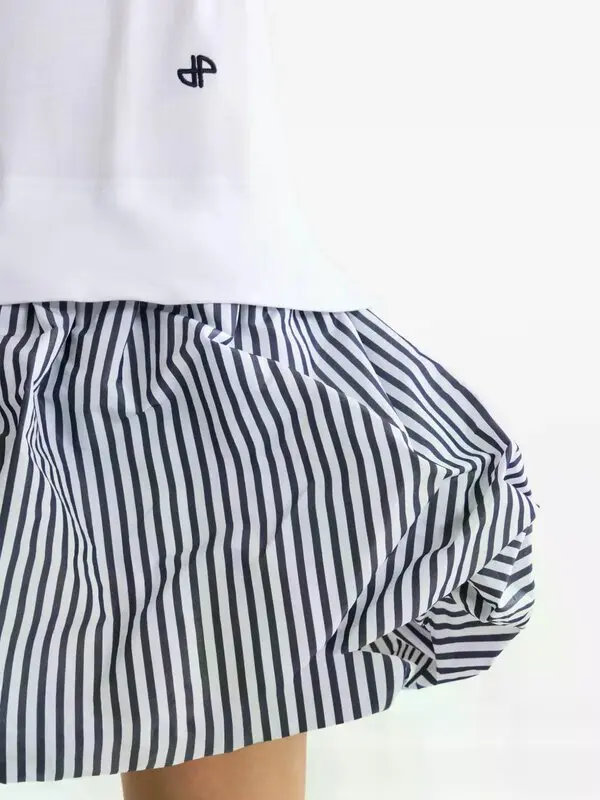 PATOU Striped-hem Mini Dress