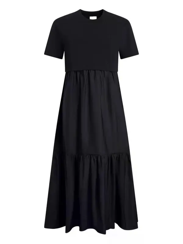 PATOU Short-sleeved Midi Dress - Black