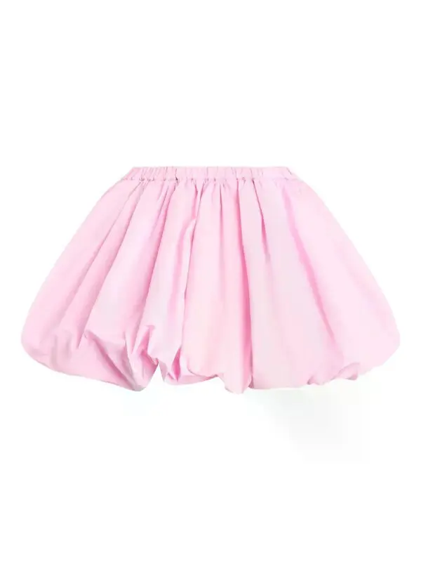 Patou Elasticated-waist A-line Mini Skirt