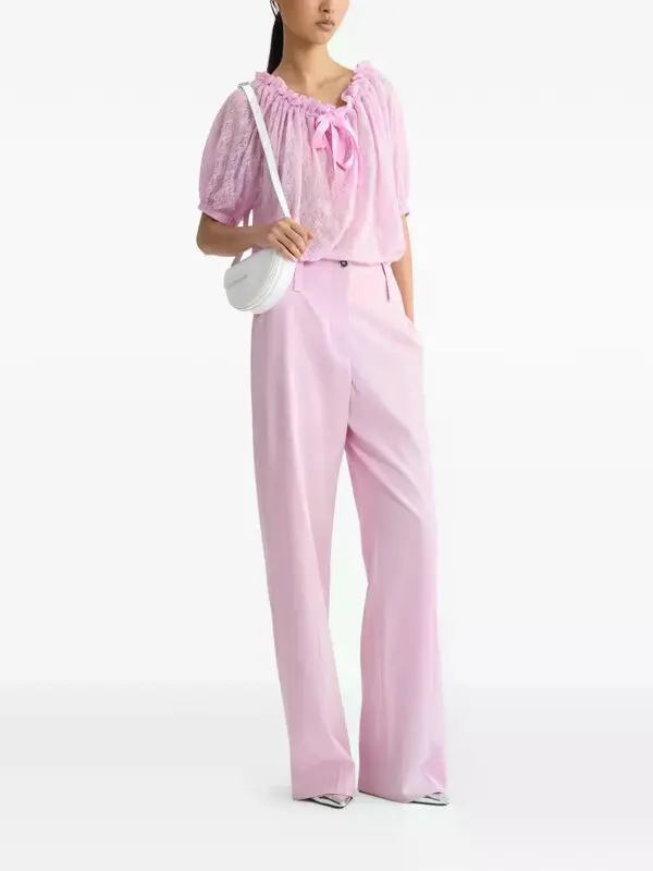 PATOU Tall-waistband Straight Trousers