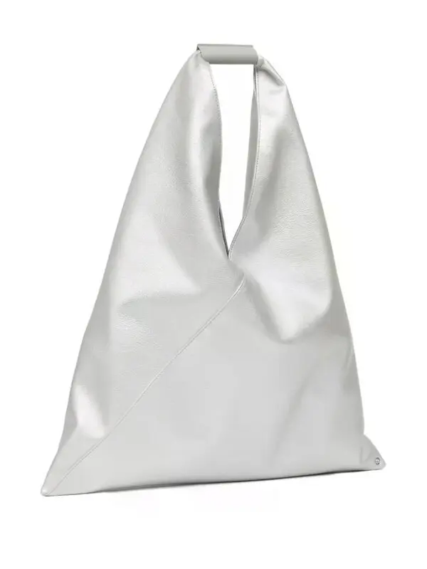 MAISON MARGIELA Japanese Triangular Folded Tote Bag - Silver