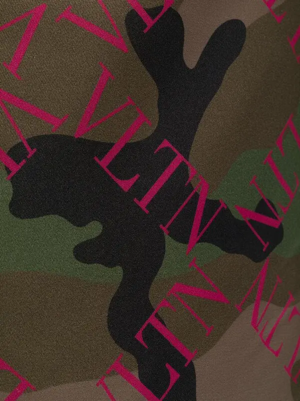 Valentino Garavani Camouflage Drawstring Backpack