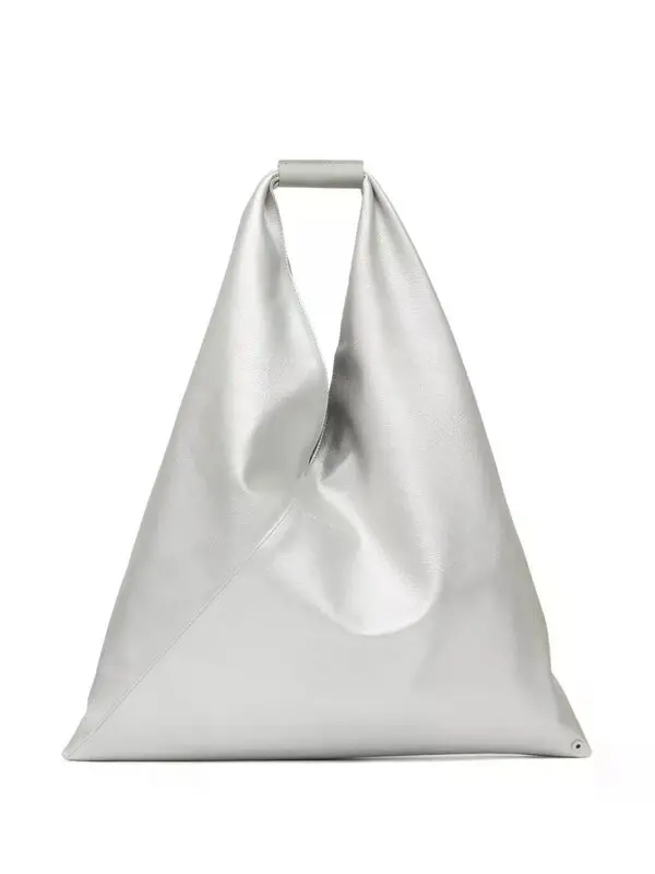 MAISON MARGIELA Japanese Triangular Folded Tote Bag - Silver