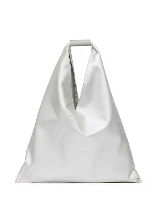 MAISON MARGIELA Japanese Triangular Folded Tote Bag - Silver