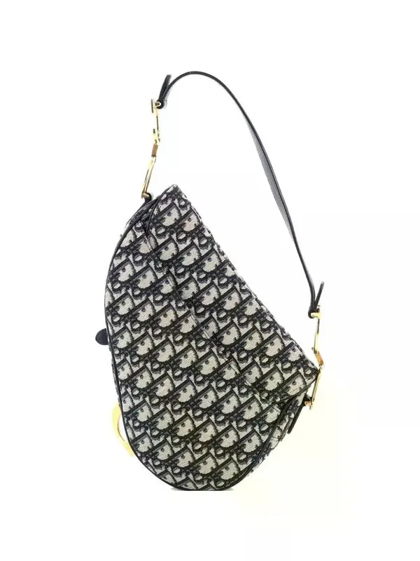 Dior Saddle Handbag Oblique Canvas - Blue