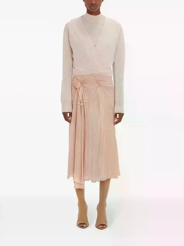 Victoria Beckham Wrap-front Cashmere Cardigan