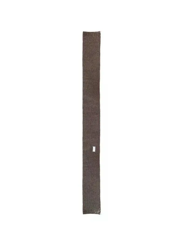 MAISON MARGIELA Ribbed Scarf - Brown