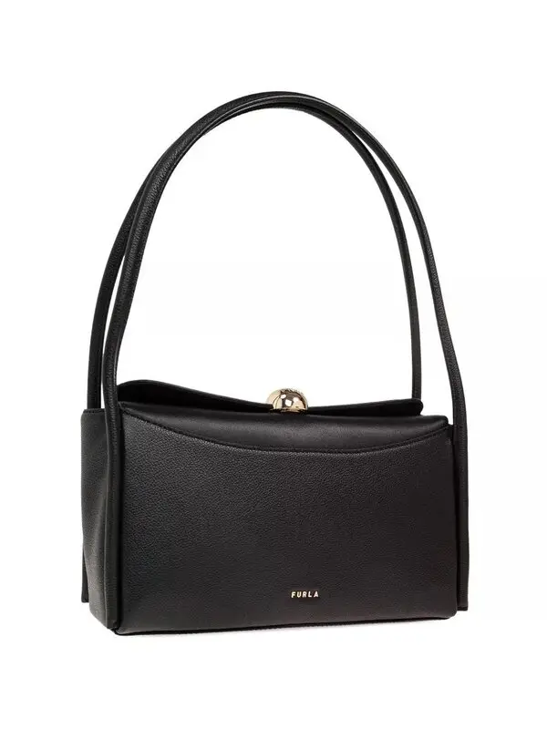 Furla Nicole Leather Tote Bag - Black