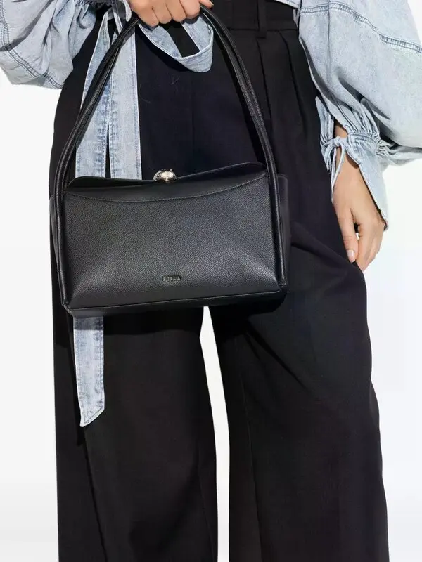 Furla Nicole Leather Tote Bag - Black