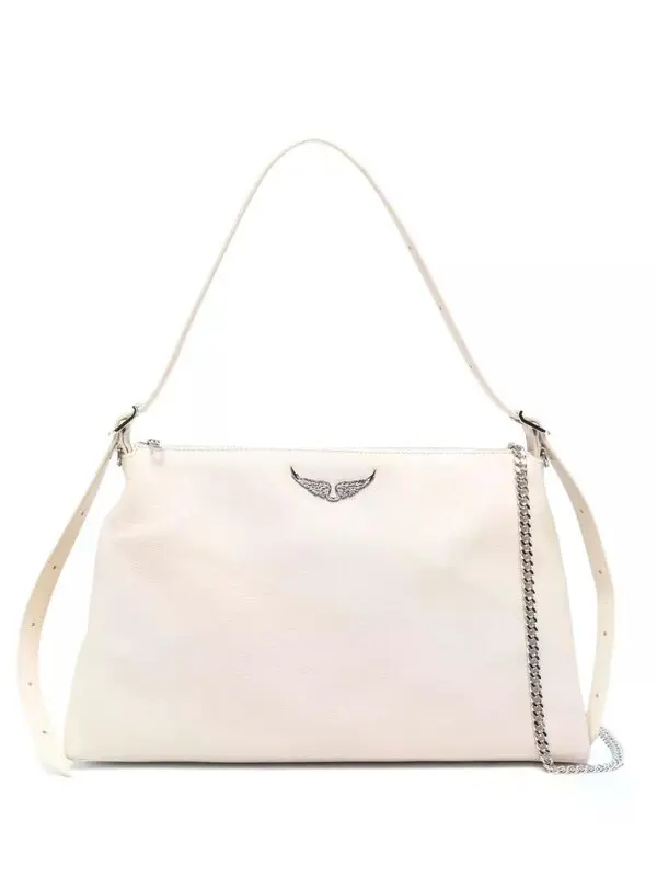 Zadig&Voltaire Jim Wings-detail Top-handle Shoulder Bag - Neutrals