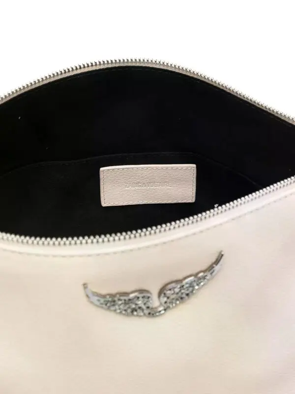 Zadig&Voltaire Jim Wings-detail Top-handle Shoulder Bag - Neutrals