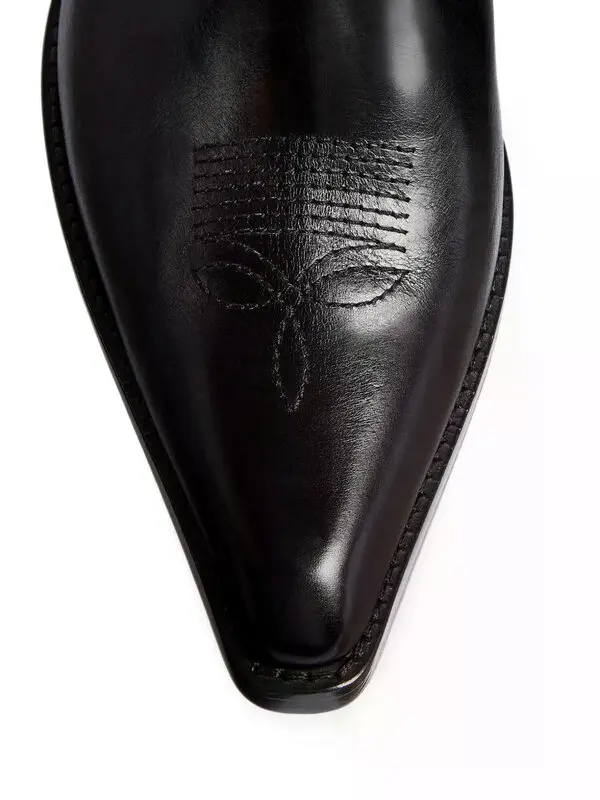 Khaite Pointed Toe Western Boots