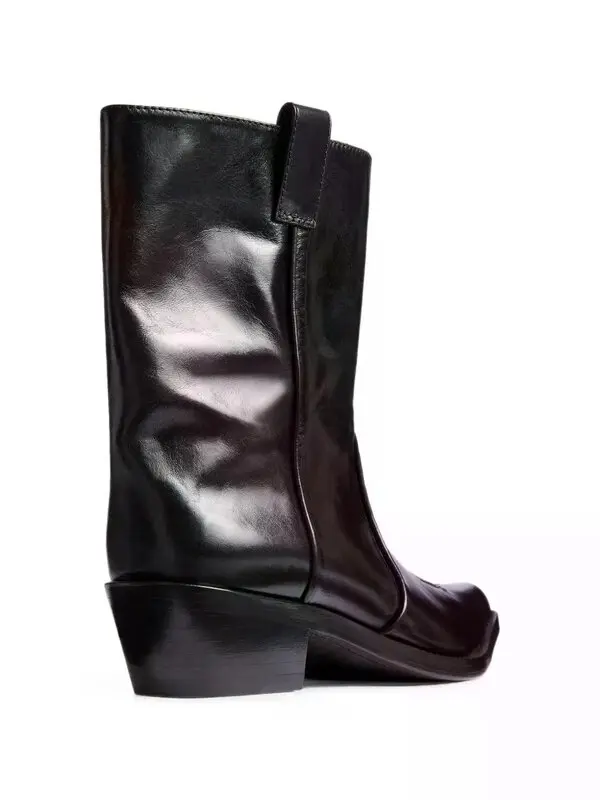 Khaite Pointed Toe Western Boots