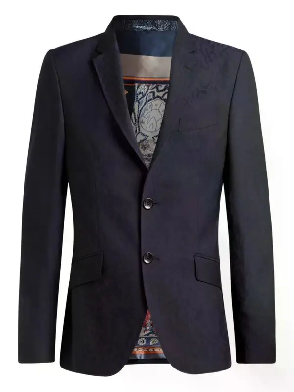 Etro Jacquard Single-breasted Blazer