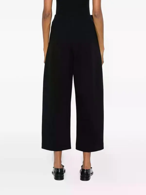 Max Mara Cropped High-waisted Trousers