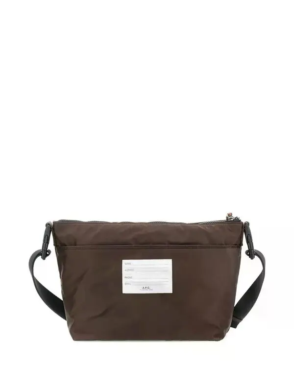 A.p.c. Front Pocket Carabiner Shoulder Bag