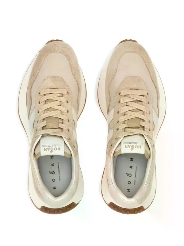 Hogan H641 Panelled Sneakers - Neutrals
