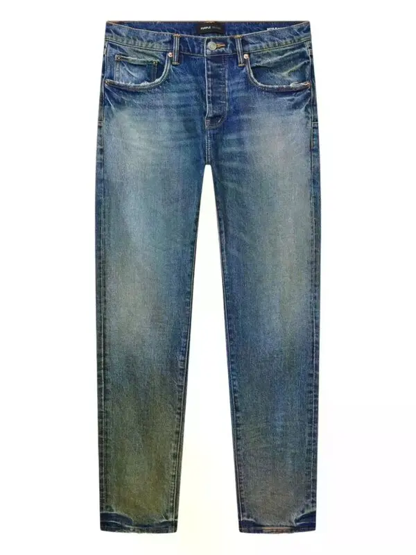 PURPLE BRAND Cracked Skinny Jeans