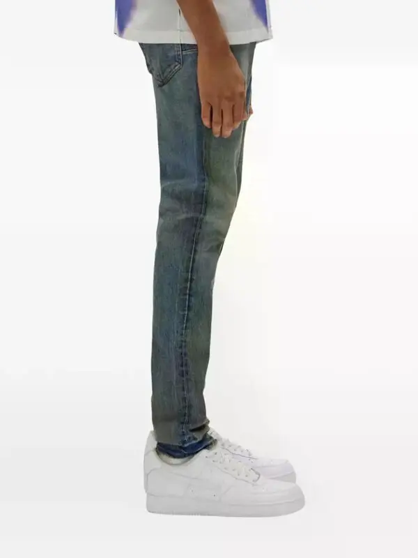 PURPLE BRAND Cracked Skinny Jeans