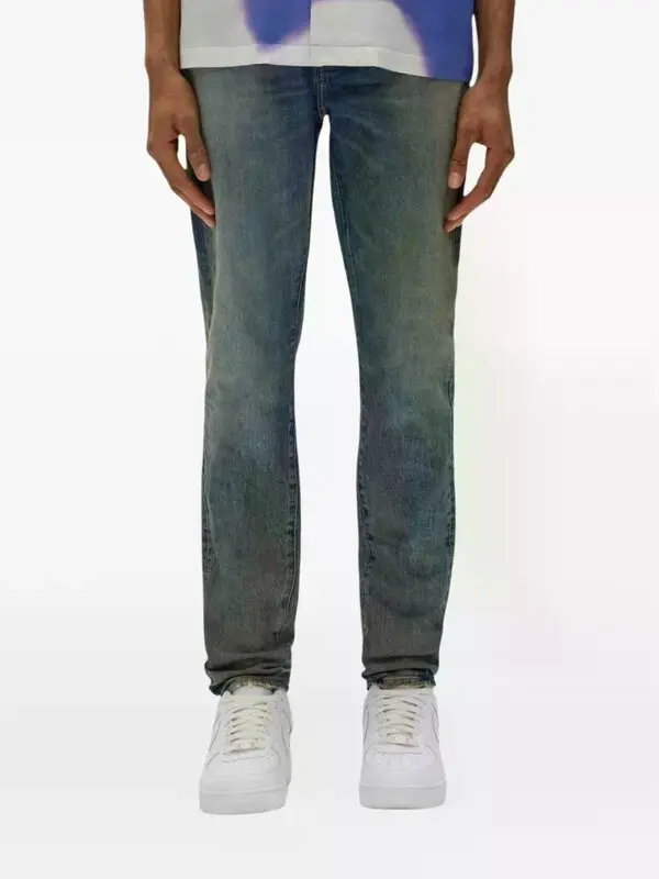 PURPLE BRAND Cracked Skinny Jeans