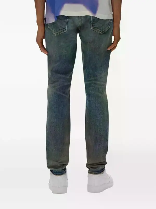 PURPLE BRAND Cracked Skinny Jeans