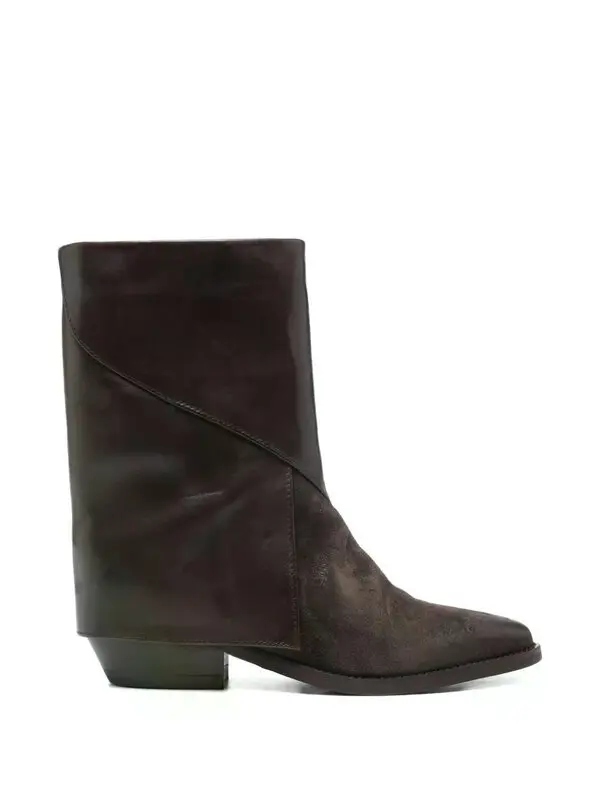 JULIE DEE Pointed-toe Ankle Boots