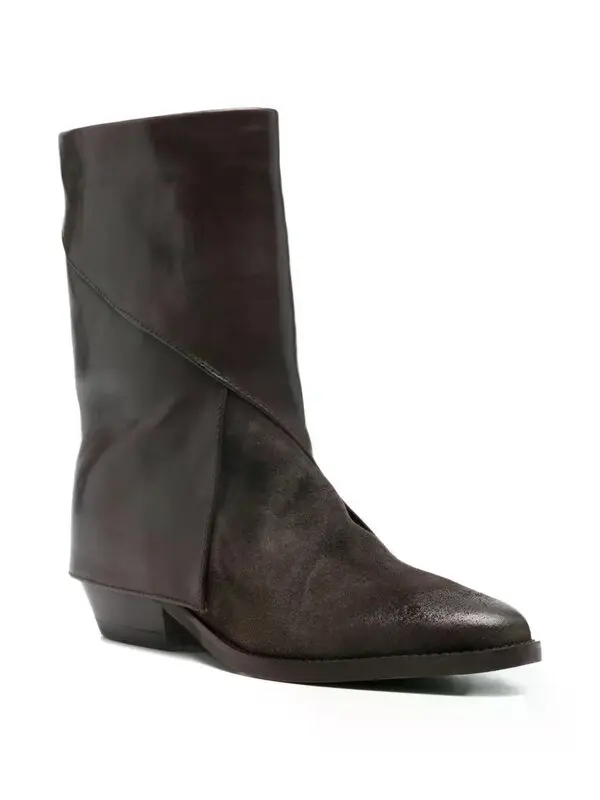 JULIE DEE Pointed-toe Ankle Boots