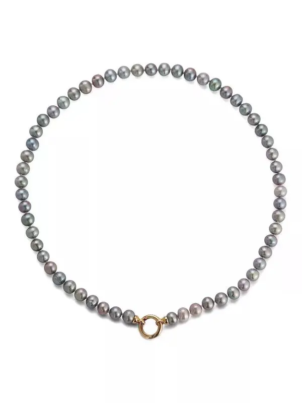 STORROW JEWELRY Freshwater Pearl Necklace - Grey
