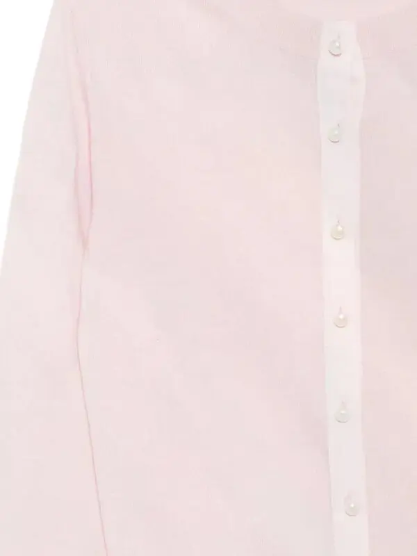 TEDDY CASHMERE Logo-embroidered Cardigan