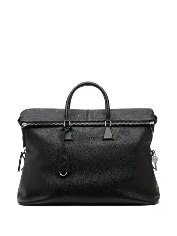 MAISON MARGIELA Xl 5ac Zip Leather Tote Bag - Neutrals
