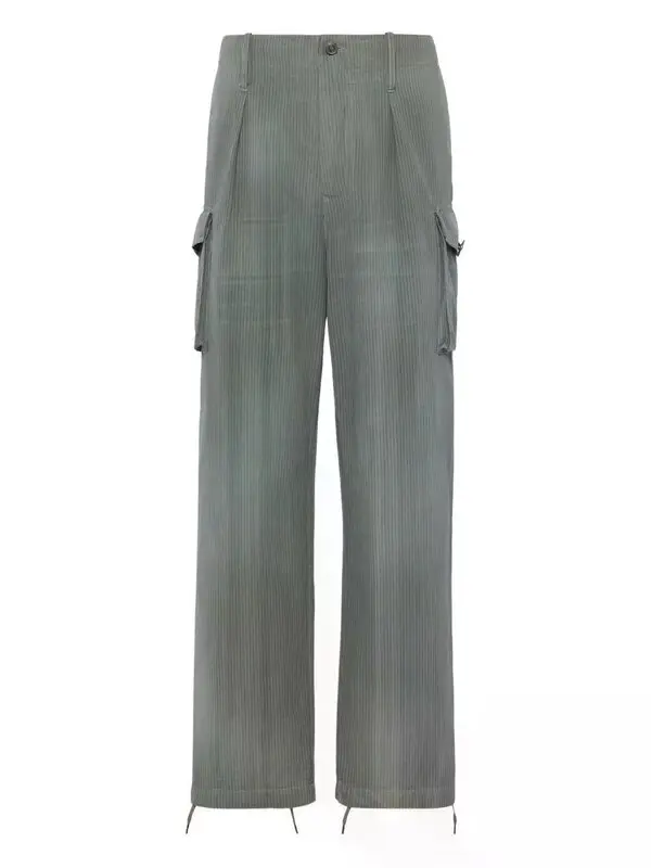 MAISON MARGIELA Cargo Cotton Trousers - Grey
