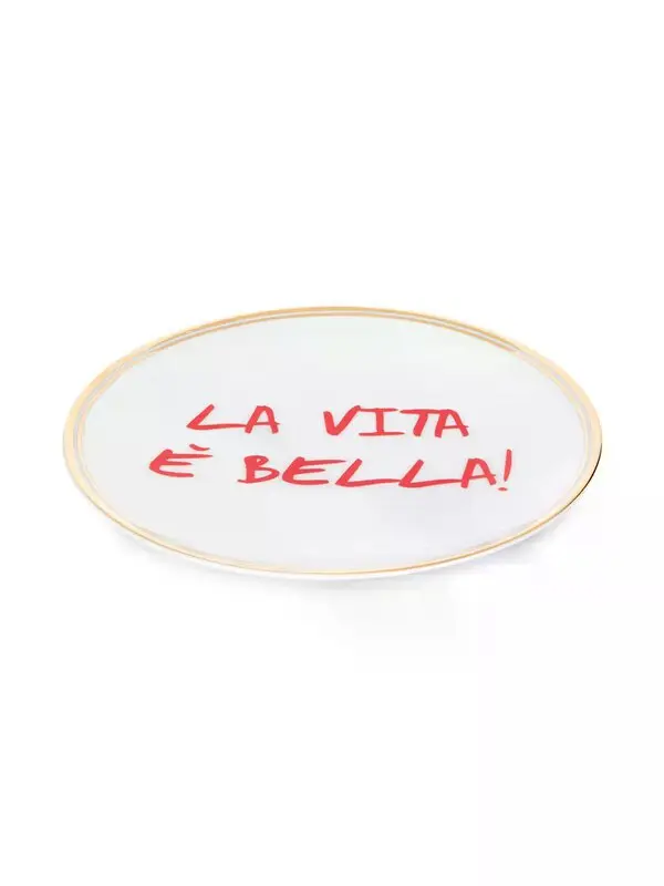 BITOSSI HOME La Vita È Bella Plate